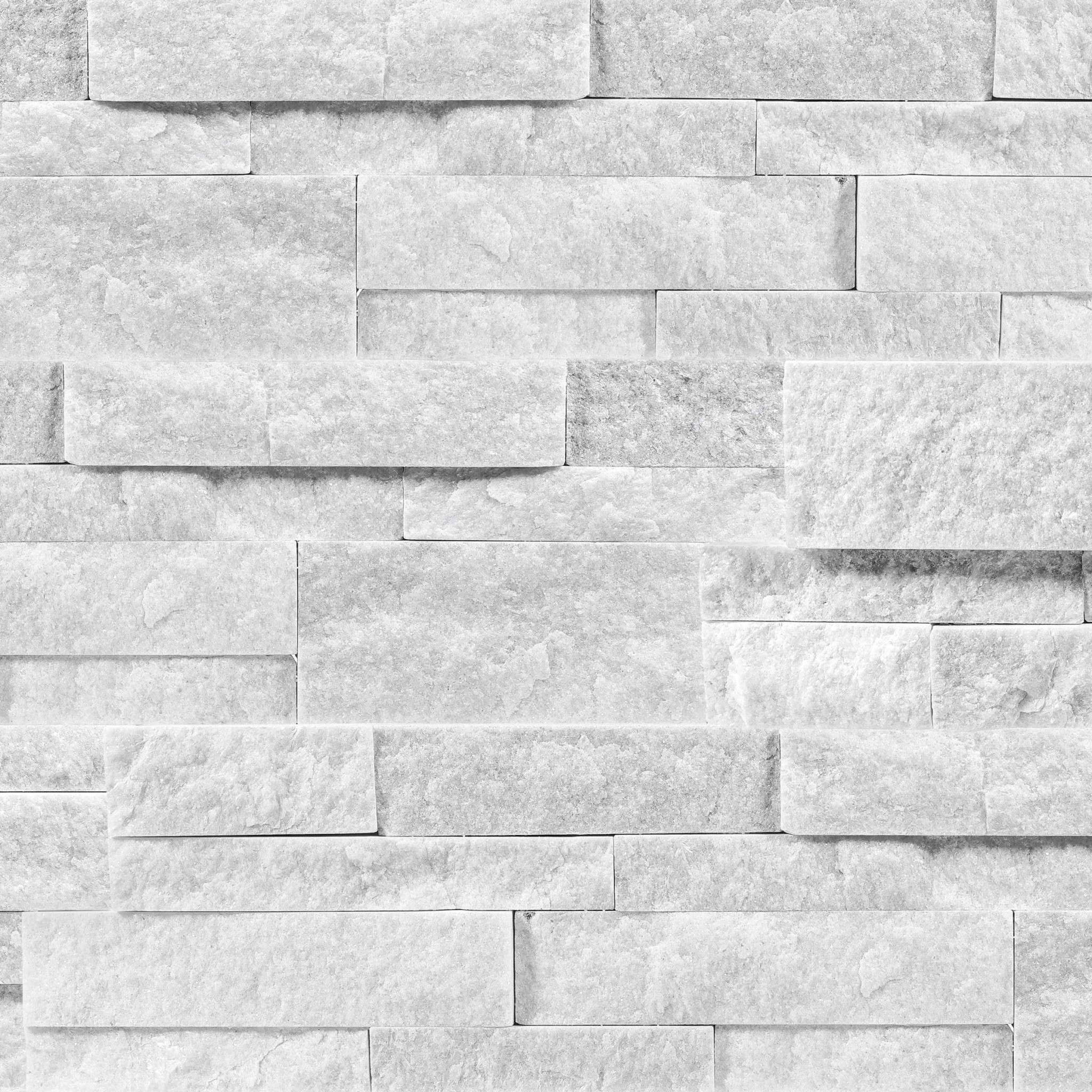 White Quartzite Ledger Panel | Natural Stone Resources
