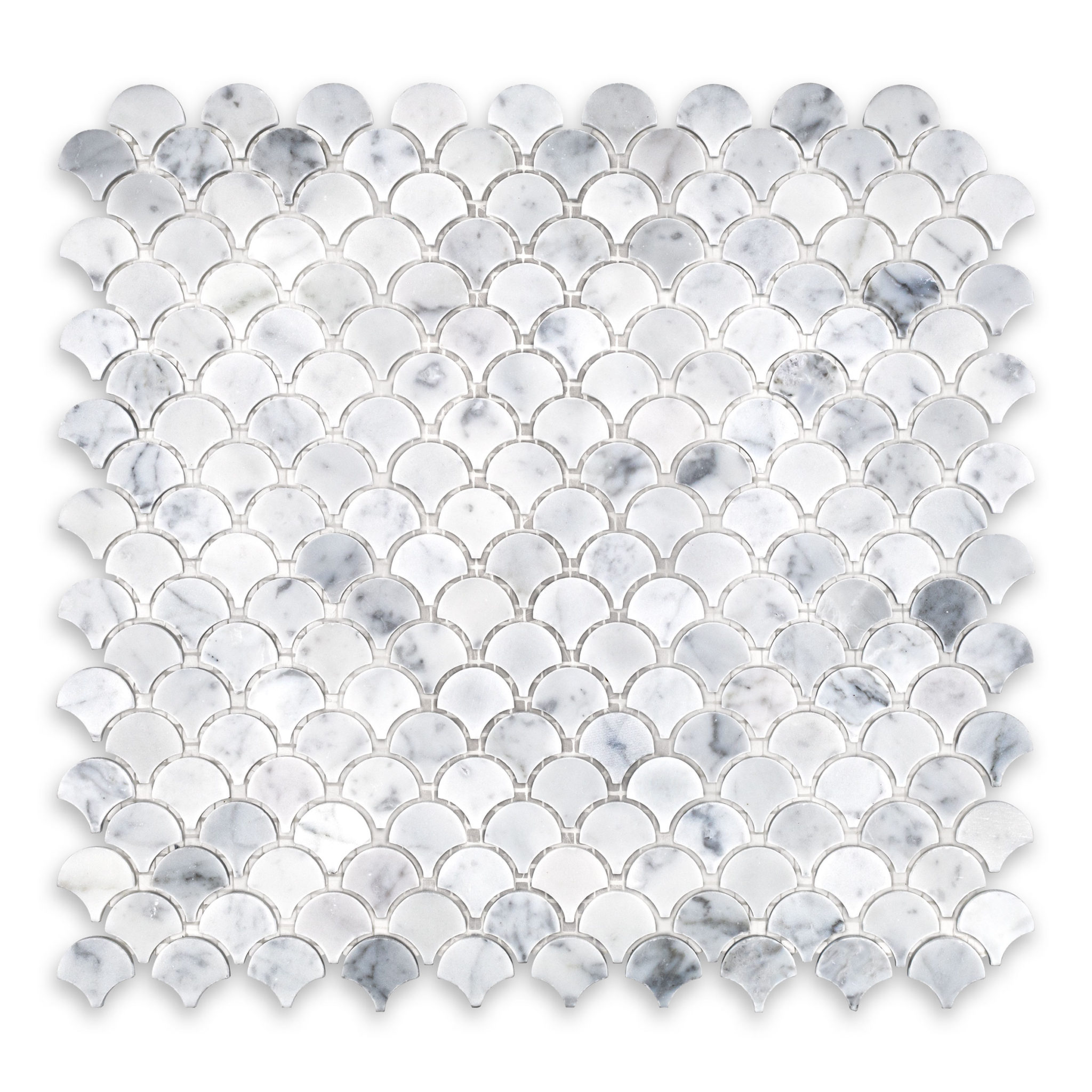 White Carrara Marble 1" Fan Honed/ Polished | Natural Stone Resources