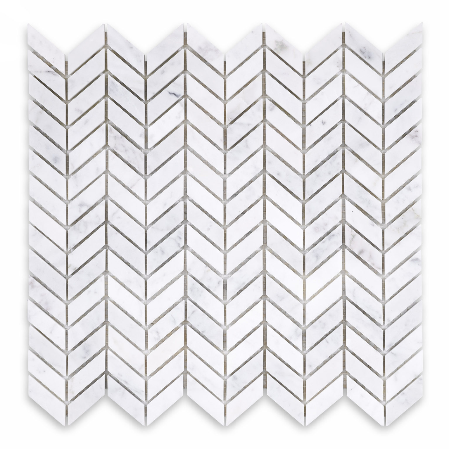 White Carrara Marble Chevron Mini Polished | Natural Stone Resources