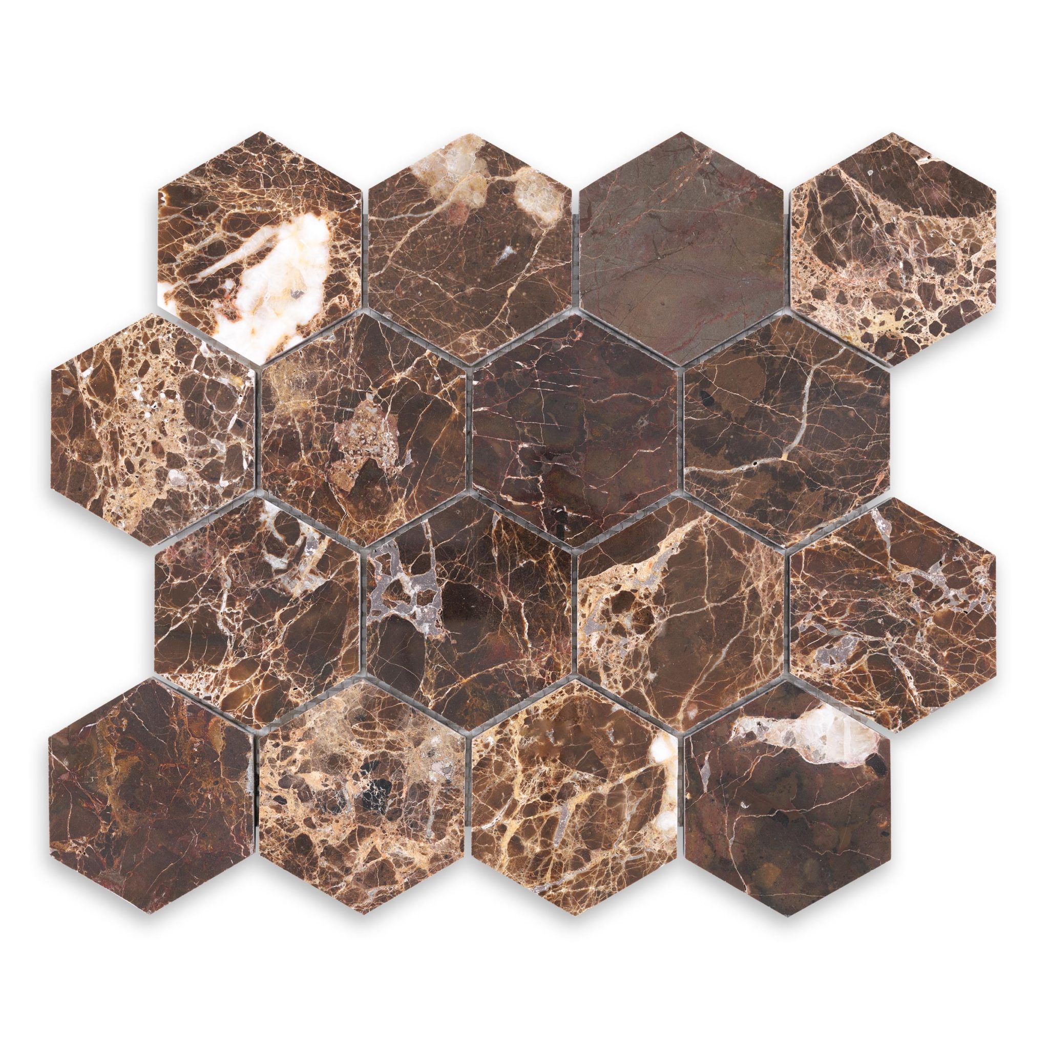 Emperador Dark Marble Mosaic Collection | Natural Stone Resources