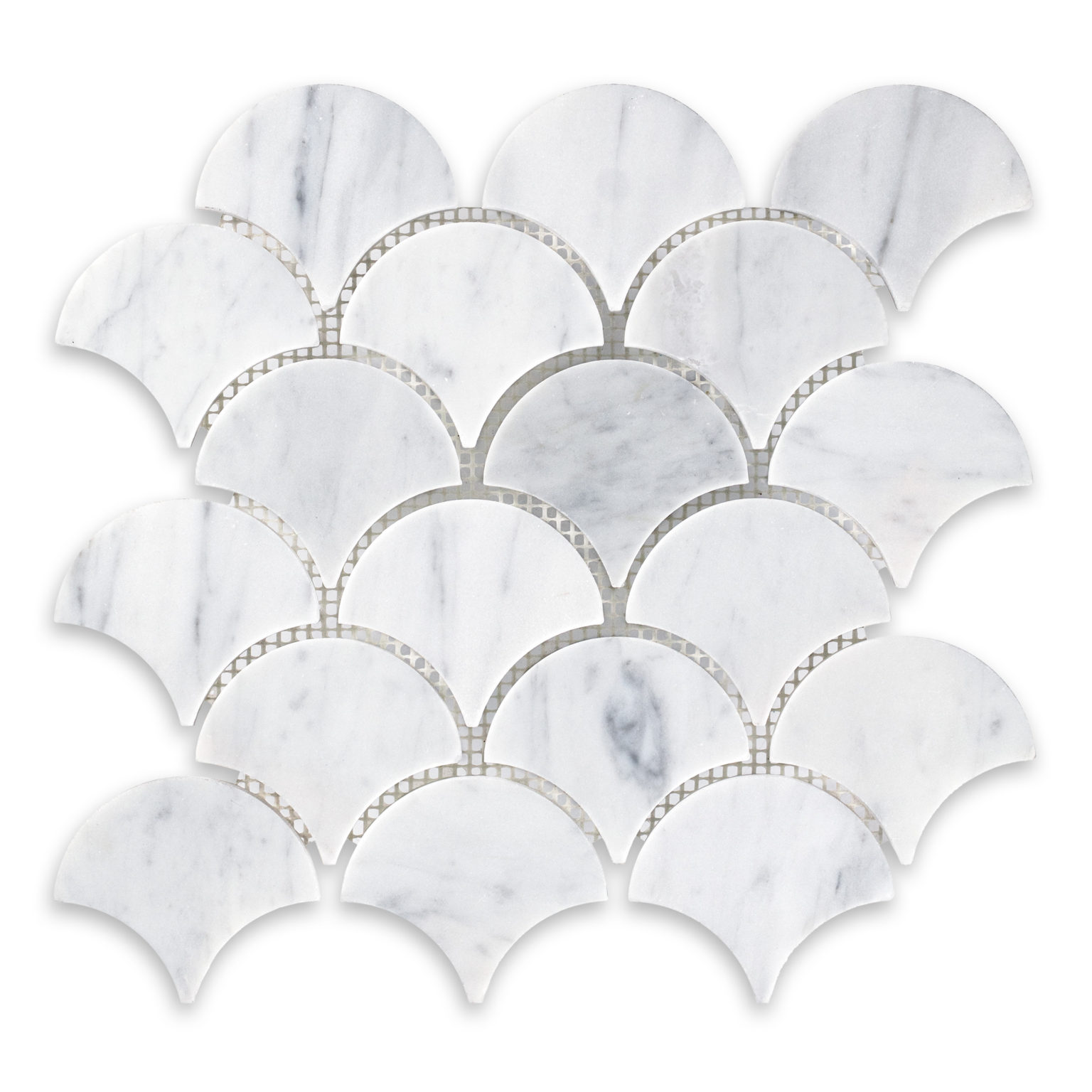 White Carrara Marble 3" Fan Honed/ Polished | Natural Stone Resources