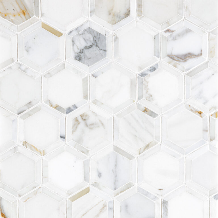 Calacatta Gold Marble Hexagon Double Honed/ Polished | Natural Stone ...