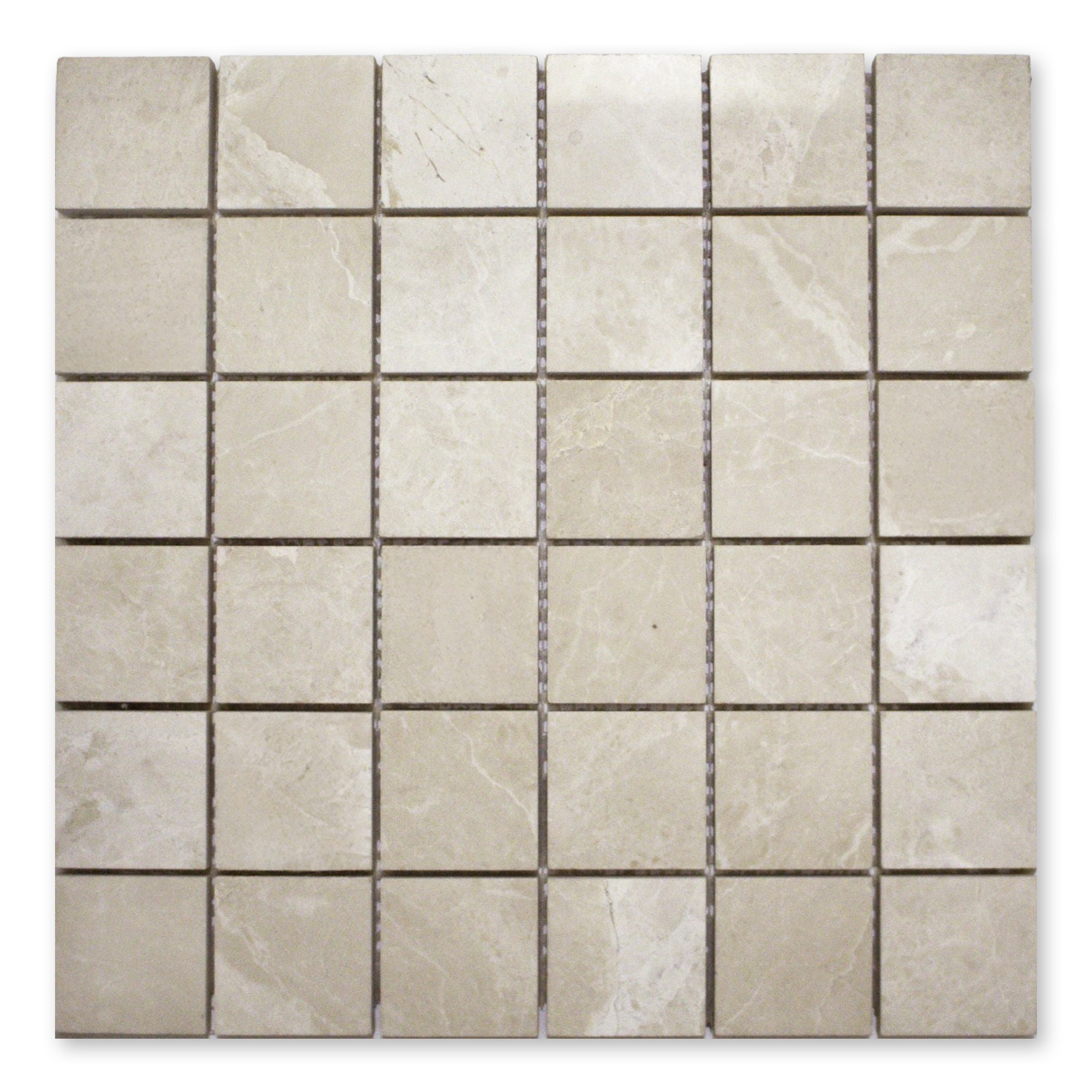 Botticino Turkish Marble Square 2" X 2" Polished | Natural Stone Resources